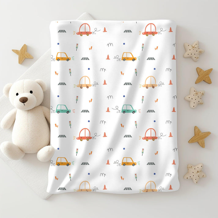 Buy Muslin Swaddle Sheets for Baby – Transport Theme (Pack of 3 ...