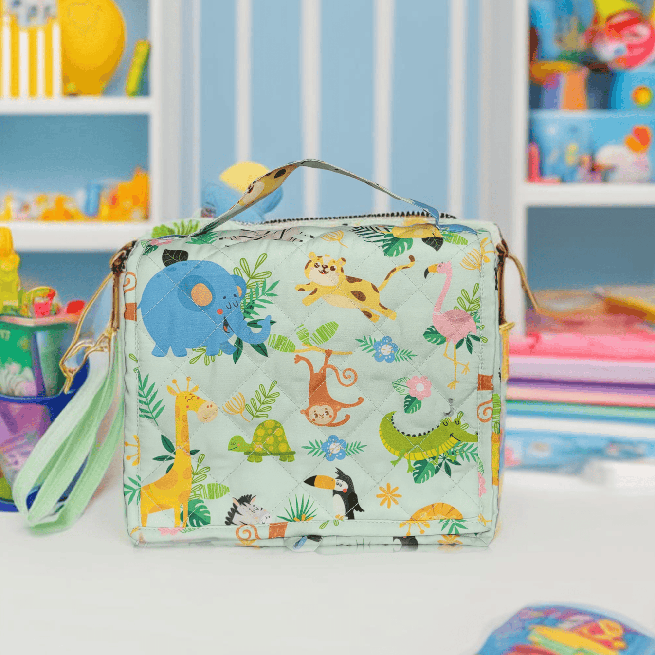 Multi Purpose Foldable Travel Kit - Jungle – Playful Plunge