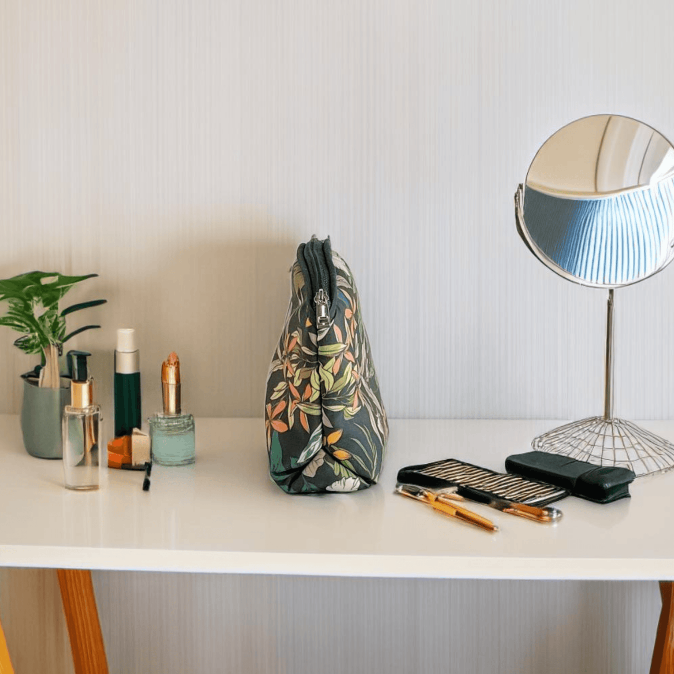 Buy 3 Piece Makeup Pouch Combo Set Online- Playful Plunge